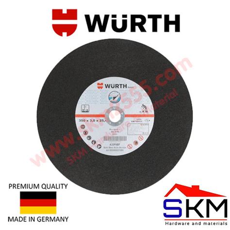 ใบตัดเหล็ก 14 นิ้ว Wurth • Skm จำหน่ายวัสดุก่อสร้าง ไฟฟ้า ปะปา เครื่องมือช่างออนไลน์