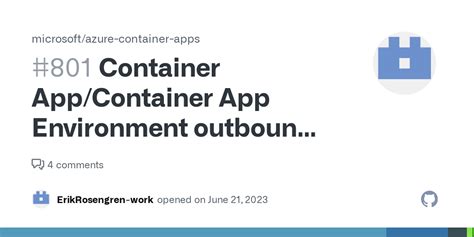 container app container app environment outbound ip limitations · issue
