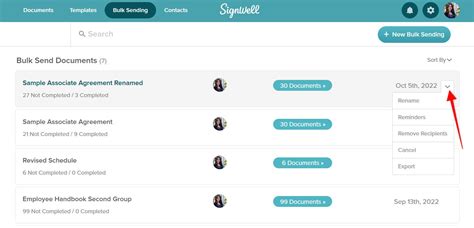 Bulk Sending How To Bulk Send Your Documents SignWell