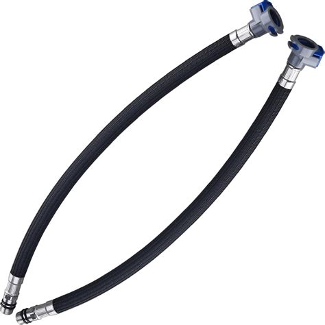 Quick Connect Faucet Water Supply Lines 12 Inch Widespread Bathroom