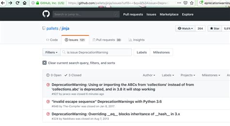 Deprecationwarning Using Or Importing The Abcs From Collections