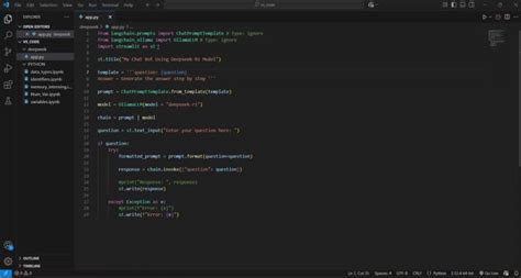 Ai Chatbot Langchain Ollama Deepseekr1 Machinelearning Python