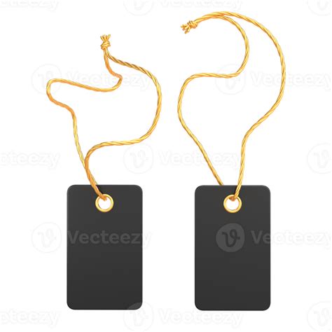 3d Rendering Black Tags 34412536 Png