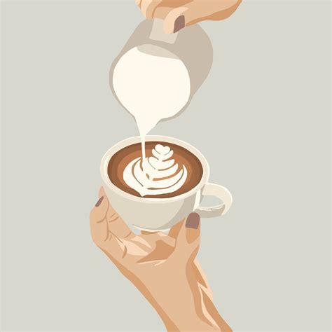 Coffee Art With Milk At Enrique Branham Blog