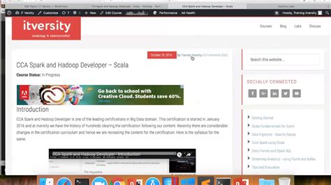 CCA Spark And Hadoop Developer LMS YouTube