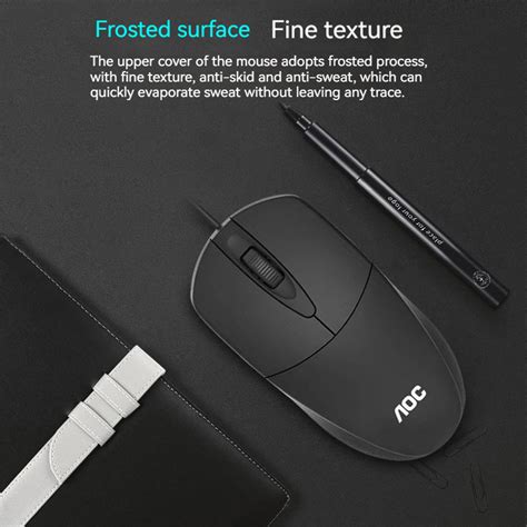 AOC MS USB Wired Mouse Cyber Bazaar