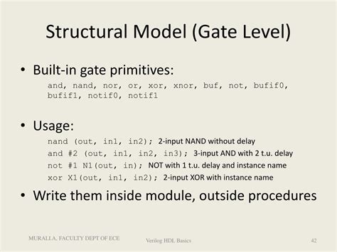 Ppt Verilog Hdl Basics Powerpoint Presentation Free Download Id