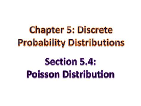 PPT Chapter Discrete Probability Distributions PowerPoint Presentation ID