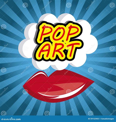 Pop Art Cartoon Graphics Stock Vector Illustration Of People 59152905