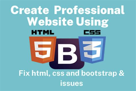 Be Fix Your Html Css And Bootstrap Coding Issues By Promis1 Fiverr