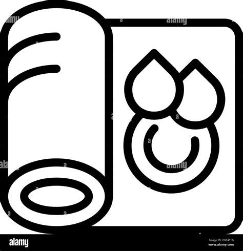 Roll Machine Icon Outline Vector Plotter Offset Office Data Stock