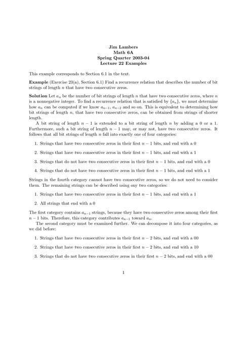 Questions With Solutions For Linear Algebra Math 6 Docsity