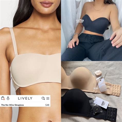 Lively No Wire Wireless Seamless Balconette Multiway Strapless Bra