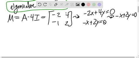 solved for the given matrix 𝐀 answer each of the following questions