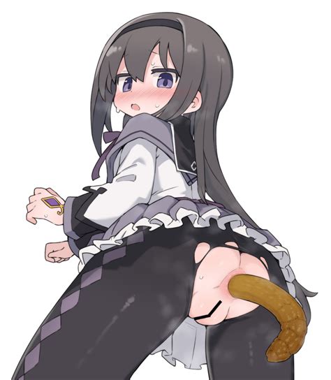 Rule 34 Akemi Homura Akemi Homura Magical Girl Anus Argyle Clothes