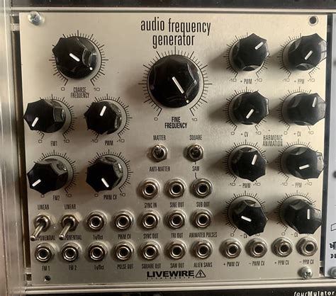 Live Wire Audio Frequency Generator VCO Eurorack Reverb