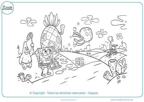 Dibujos Para Colorear Bob Esponja Para Imprimir