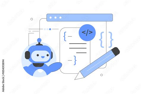 Artificial Intelligence Using Ai Chat Bot For Writing Programming Code Neural Network