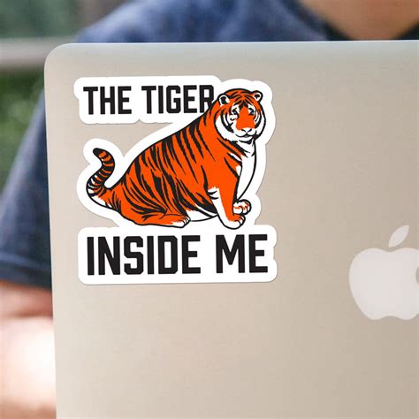 The Tiger Inside Sticker The Chivery