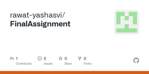 github rawat yashasvi finalassignment