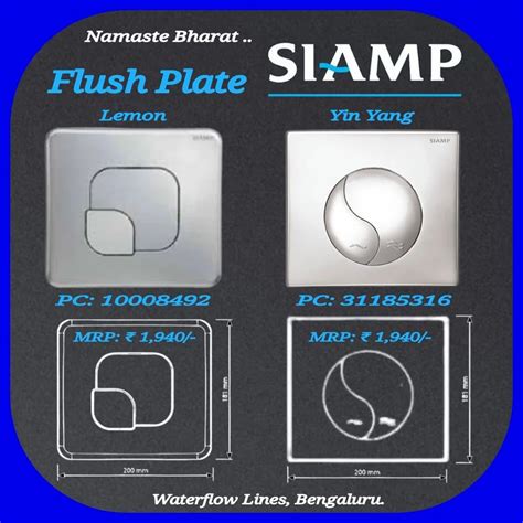 Siamp Flush Plates Seat Cover And Cistern At ₹ 2000 Piece Siamp In