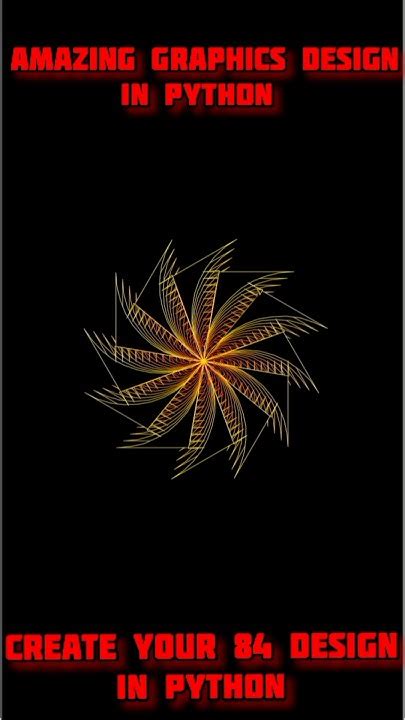 create your 84 design code in python using turtle module import module coding python import
