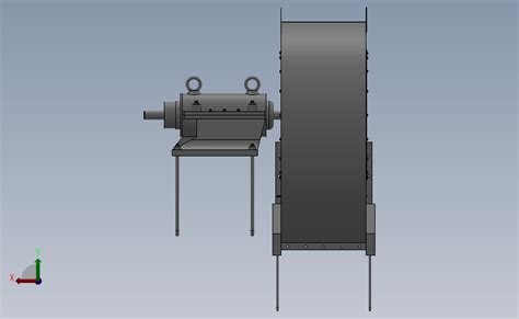 4 72 12╱b4 72 12 No8 D╱c离心通风机[4 72 12b4 72 12 No8 Dc离心通风机d] Solidworks 2018 模型图纸下载 懒石网
