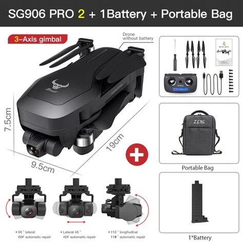 SG906 MAX 1 / Pro 2 profesjonalna kamera drona FPV - 13434192192 ...