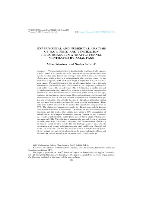 Pdf Experimental And Numerical Analysis Of The Flow Field In The Impeller Of A Centrifugal