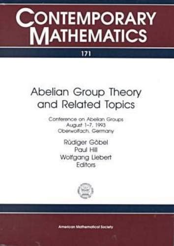 Abelian Group Theory And Related Topics Buy Online At Best Price In Ksa Souq Is Now Amazon