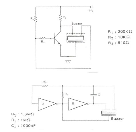Piezo Buzzer Schematic Symbol Buzzer Driver Circuit