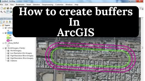 ArcGIS How To Create Buffers In ArcGIS ArcGIS Basics YouTube
