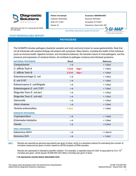 Gi Map Plus Interpretation The Healthy Gut Club
