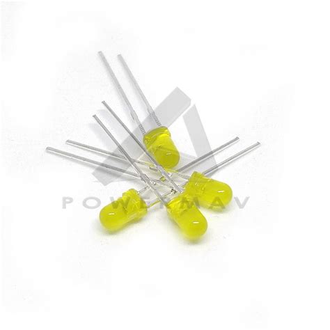 4pcs 3mm Led Yellow Light Emitting Diode 3v Dc For Pcb Breadboard Arduino Uno Mega Nano Due Pro