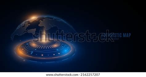 디지털 Hud 요소가 포함된 홀로그래픽 월드 스톡 벡터로열티 프리 2162257207 Shutterstock