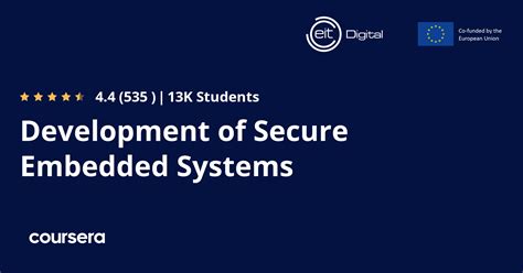 development of secure embedded systems specialization coursya