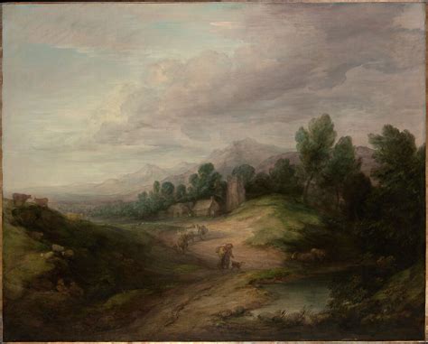 Thomas Gainsborough Wooded Upland Landscape The Metropolitan Museum Of Art