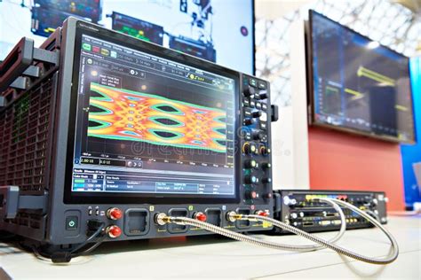Modern Real Time Oscilloscope Editorial Stock Image Image Of