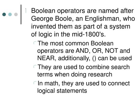 Ppt What Are Boolean Operators Powerpoint Presentation Free