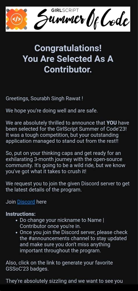 Sourabh Singh Rawat On Linkedin Gssoc23 Opensource Contributor Opportunity Learning