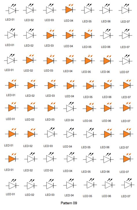 Arduino Based Led Chaser With 13 Different Lighting Patterns