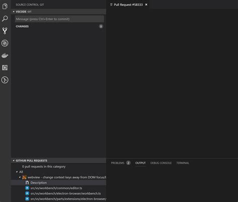 Description Editor Opens Empty · Issue 377 · Microsoftvscode Pull Request Github · Github
