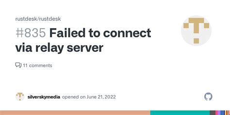 Failed To Connect Via Relay Server Issue Rustdesk Rustdesk GitHub