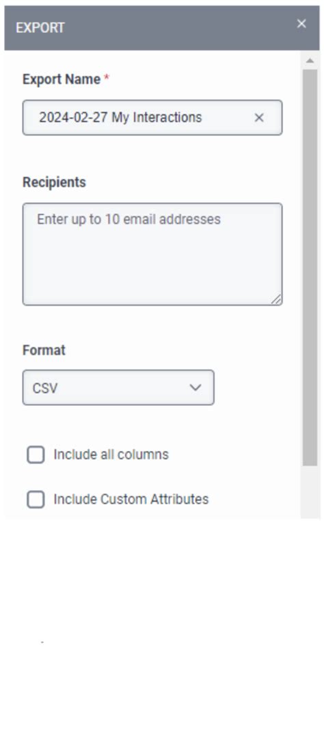 Export Panel Ui Improvements Genesys Cloud Resource Center