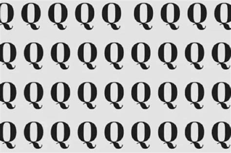 Everyone Can See The Qs But You Have A High Iq If You Can Spot The O In