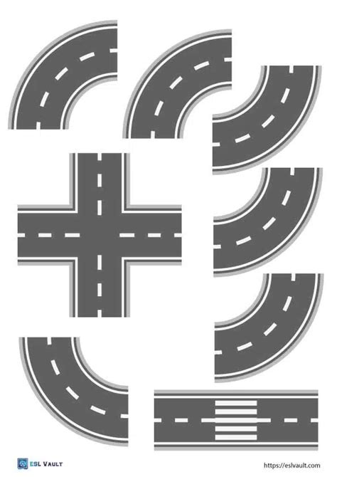 9 Free Printable Roads Pdf Pages Esl Vault Worksheets Library