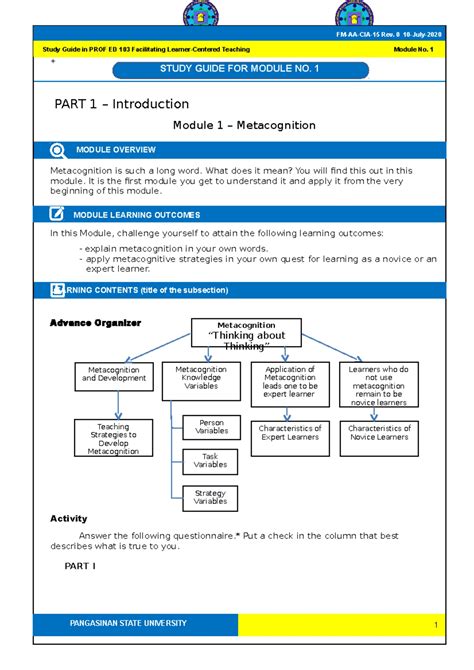 Facilitating Learner Centered Teaching Lesson 1 Introduction To Learner Centered Teaching