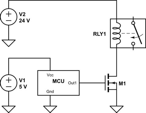 Relay Control By Using Microcontroller Electrical Engineering Stack Exchange