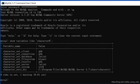 完全解决mysql5 7版本数据库不支持中文问题，并且用c 程序往数据库的varchar（32）类型的字段中写汉字成功 c mysql 字段汉字 csdn博客