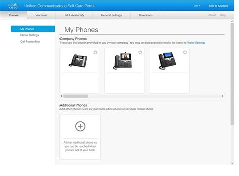 Cisco Unified Communications Self Care Portal User Guide Release 125